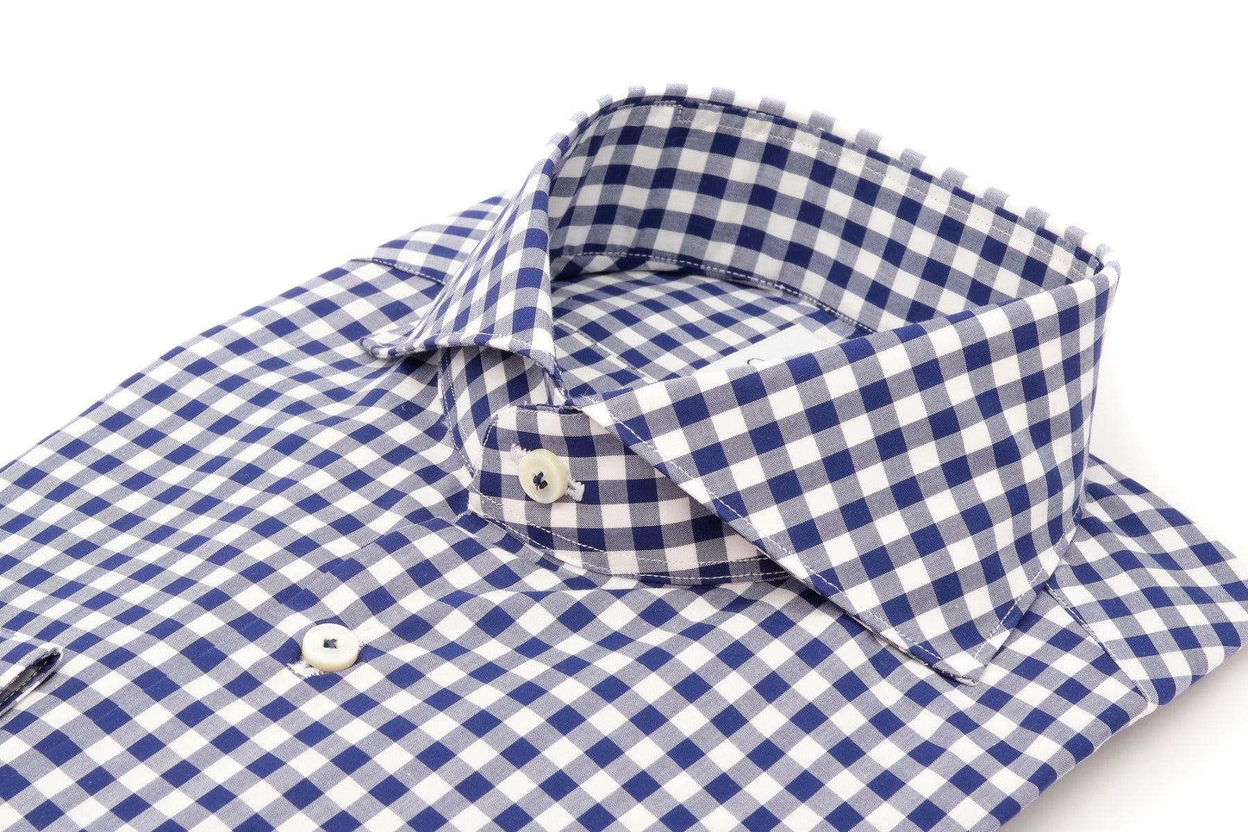 Check Zephir Shirt Blue – CORDONE1956